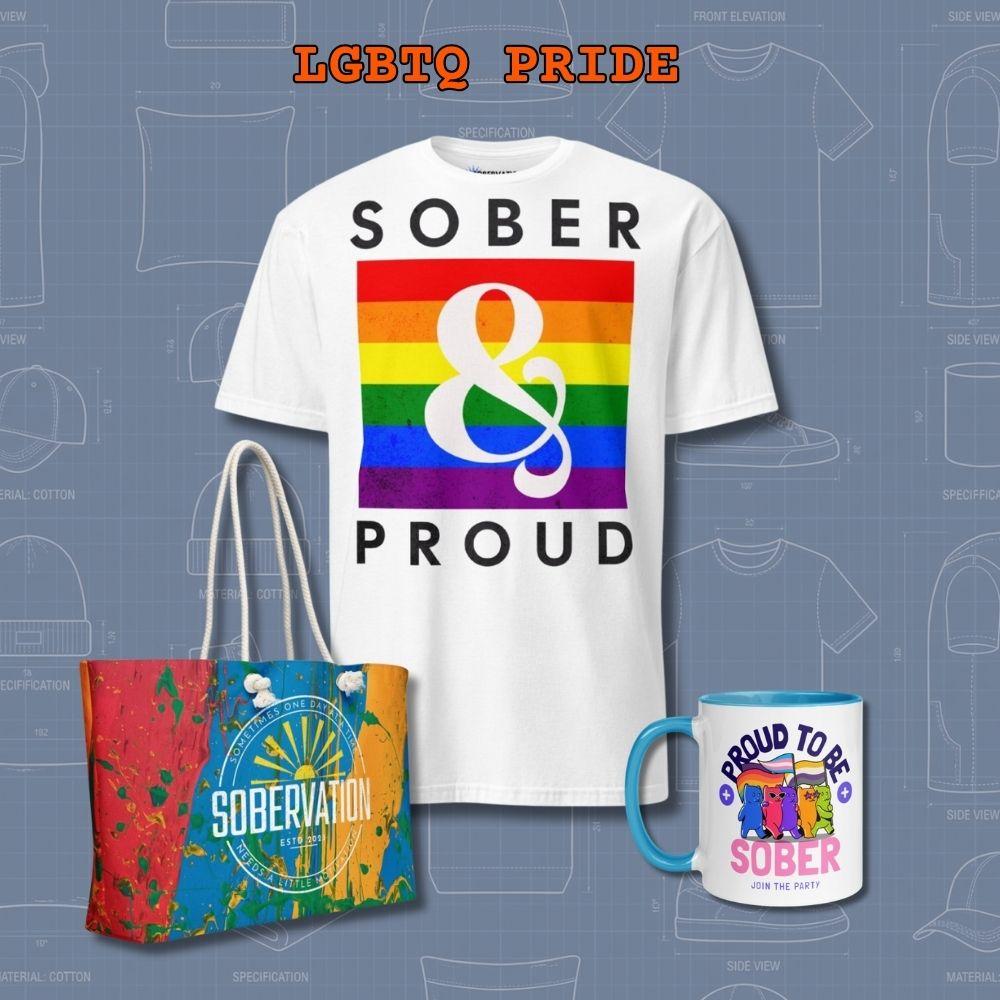 Rainbow Resilience: The Sobriety Pride Collection - Sobervation