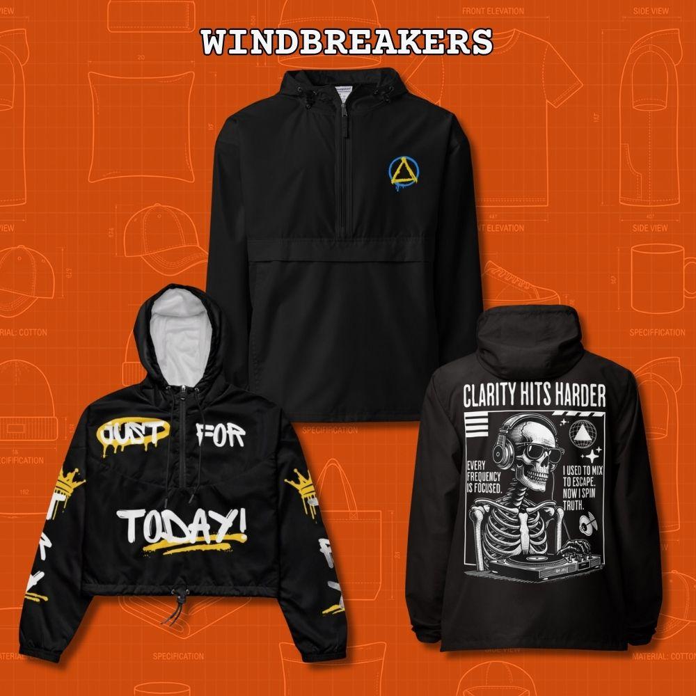 Recovery Windbreakers: Lightweight Jackets & Quarter-Zips - Sobervation ...