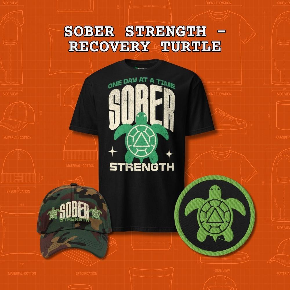 Sober Strength – The Recovery Turtle Collection - Sobervation