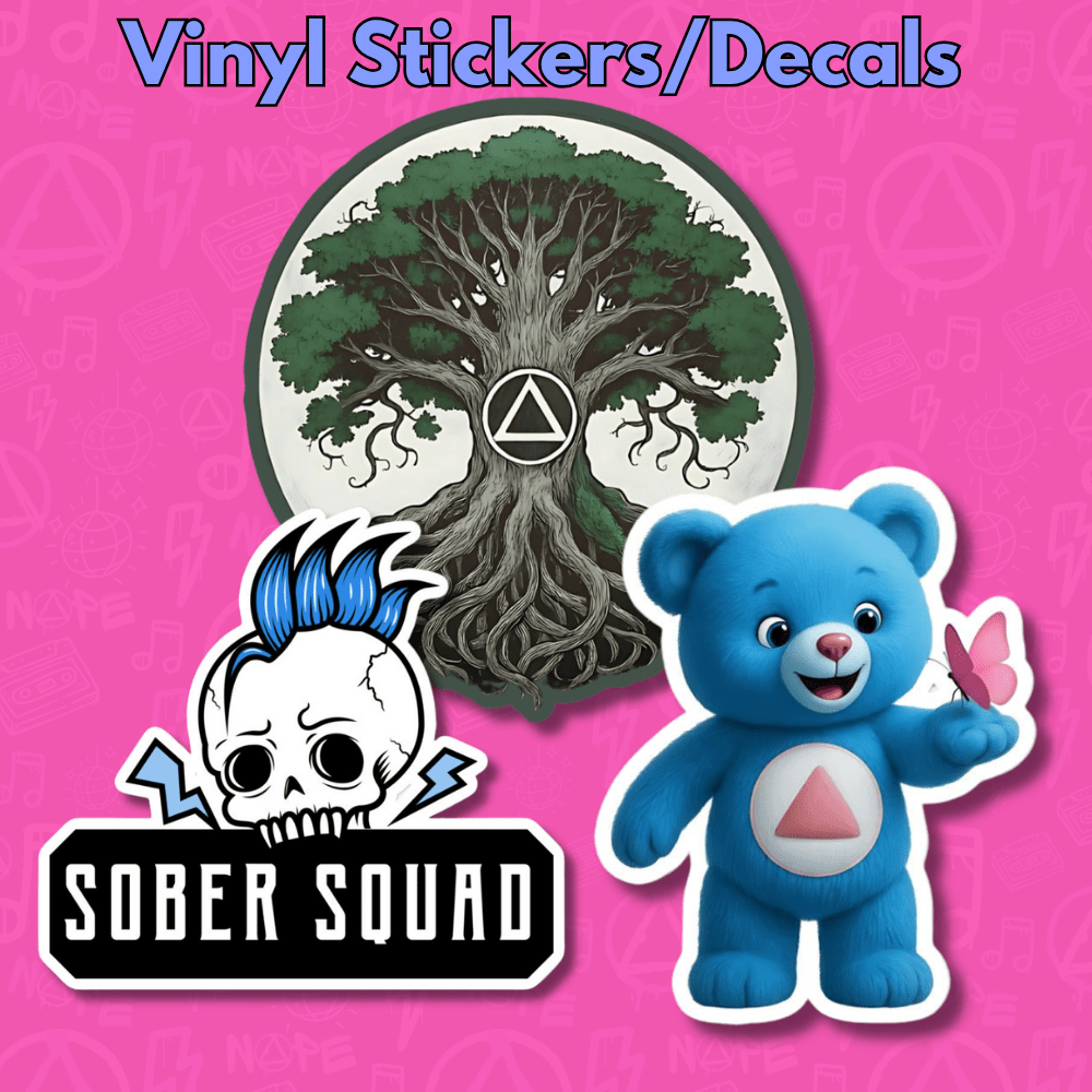 Recovery Stickers: Sobriety Statements & Vinyl Decals - Sobervation