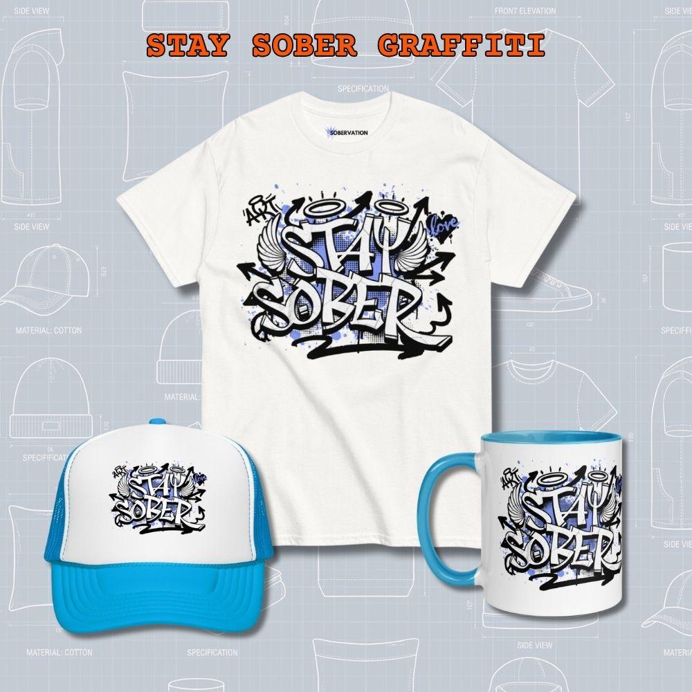 Stay Sober Graffiti Collection - Sobervation