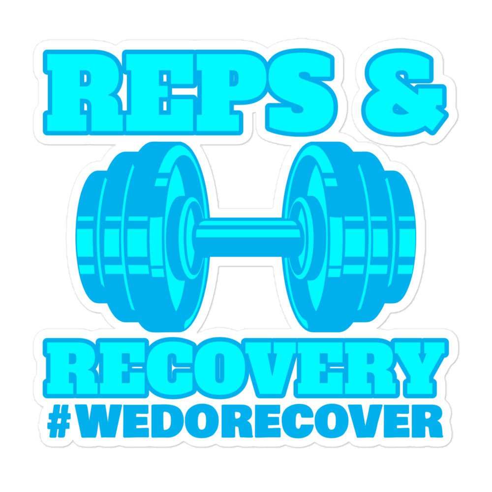 Reps & Recovery WeDoRecover Vinyl Sticker | Durable Waterproof Decal ...