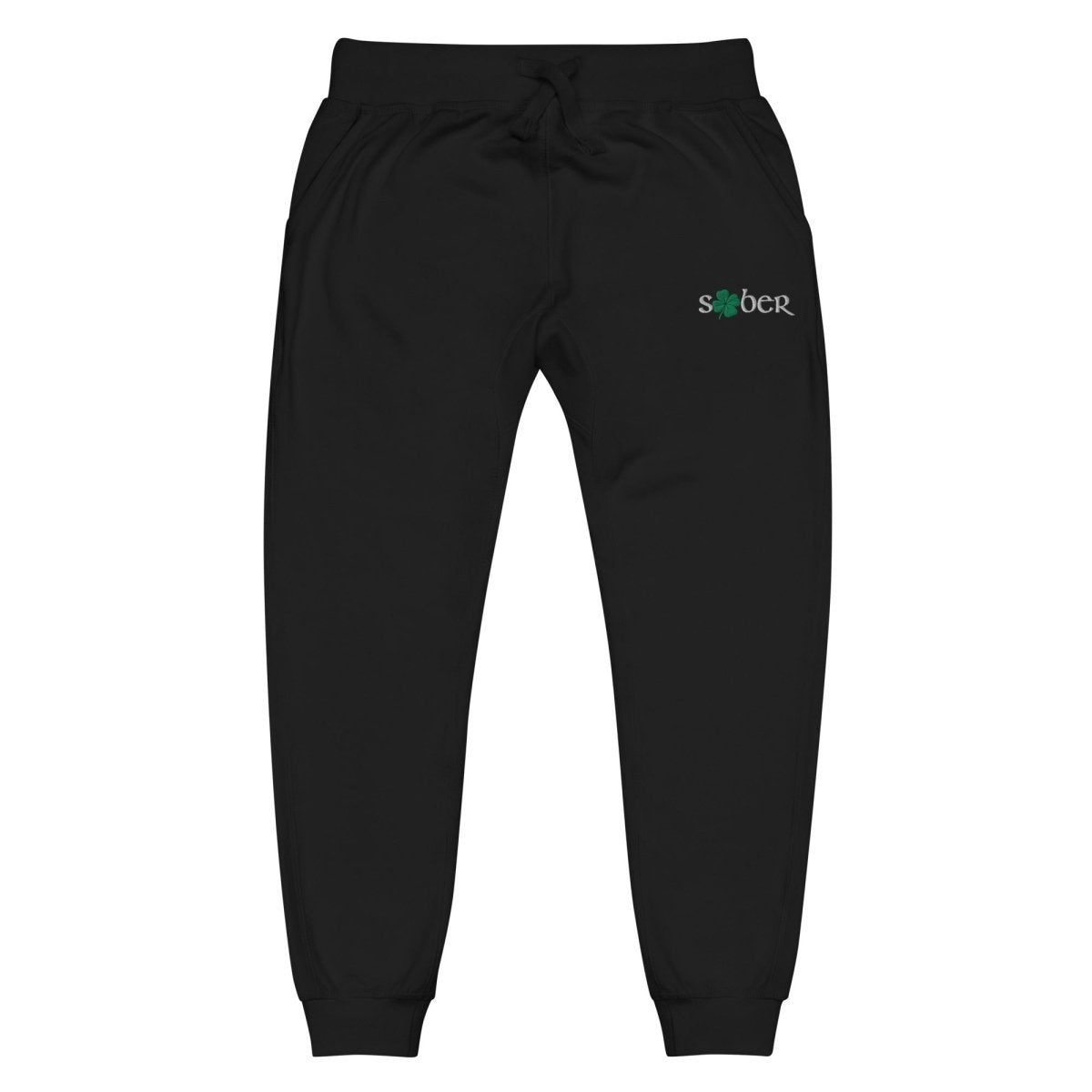 Sober Shamrock Embroidered Sweatpants | Unisex Recovery Loungewear ...